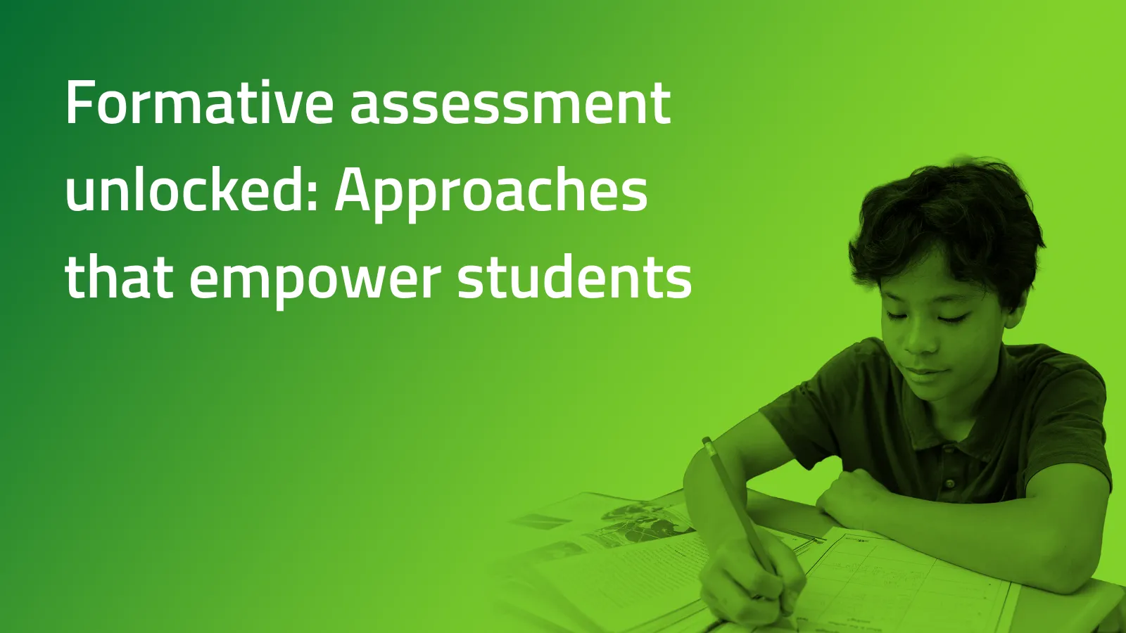 Formative assessment unlocked: Approaches that empower students ...